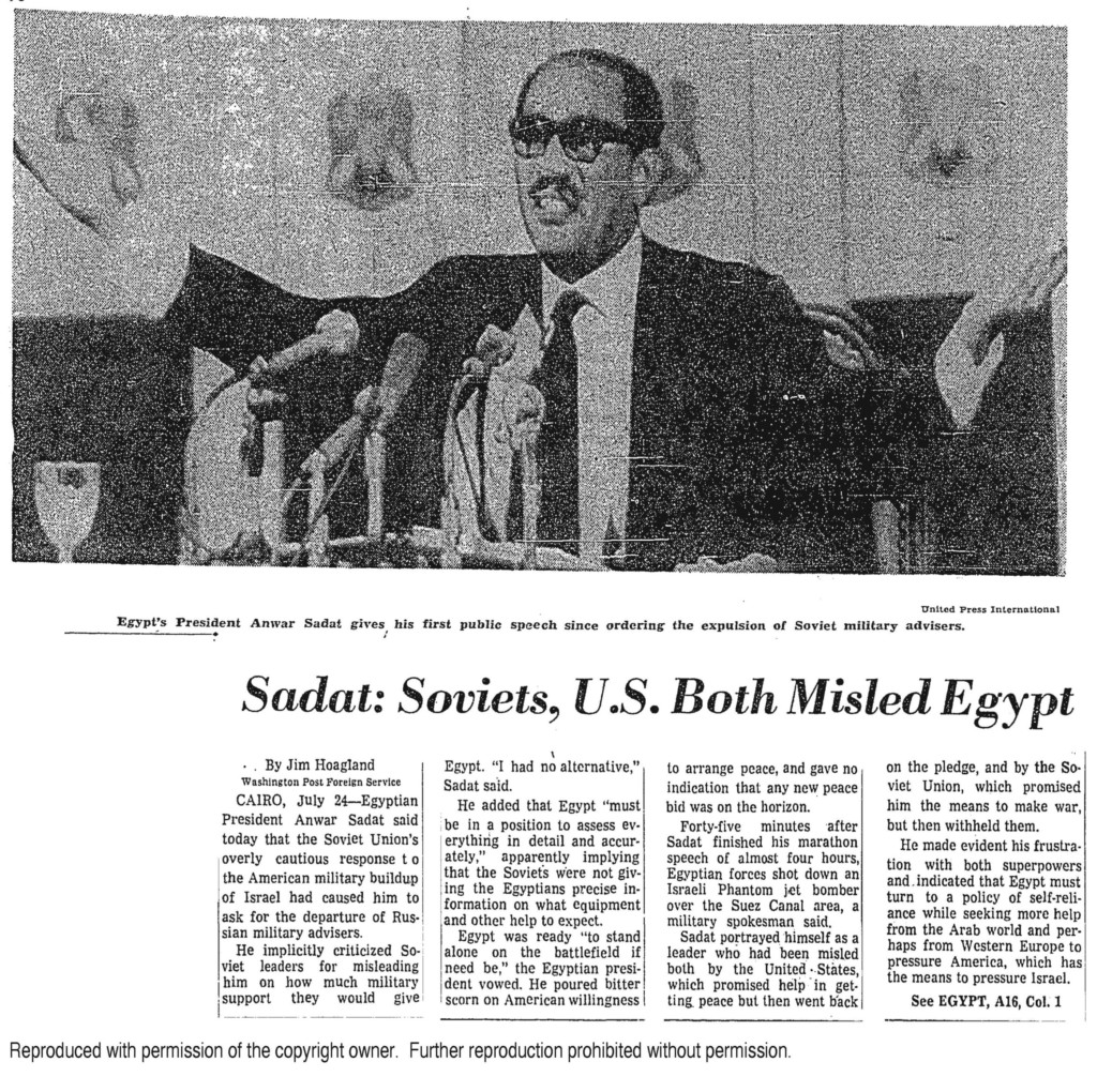 The 1973 October War and the Soviet Union – The Cairo Review of Global ...